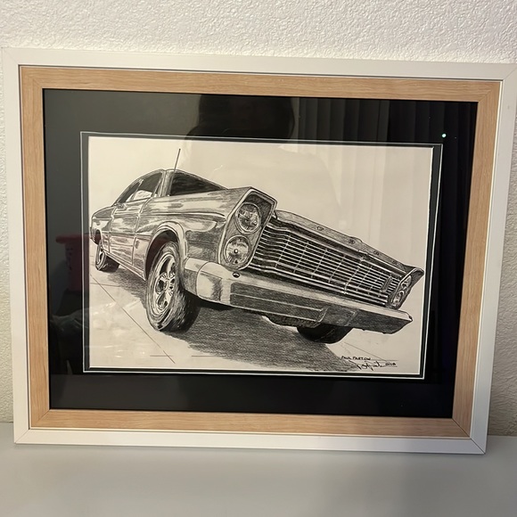 Art | Drawing 1965 Ford Galaxy | Poshmark